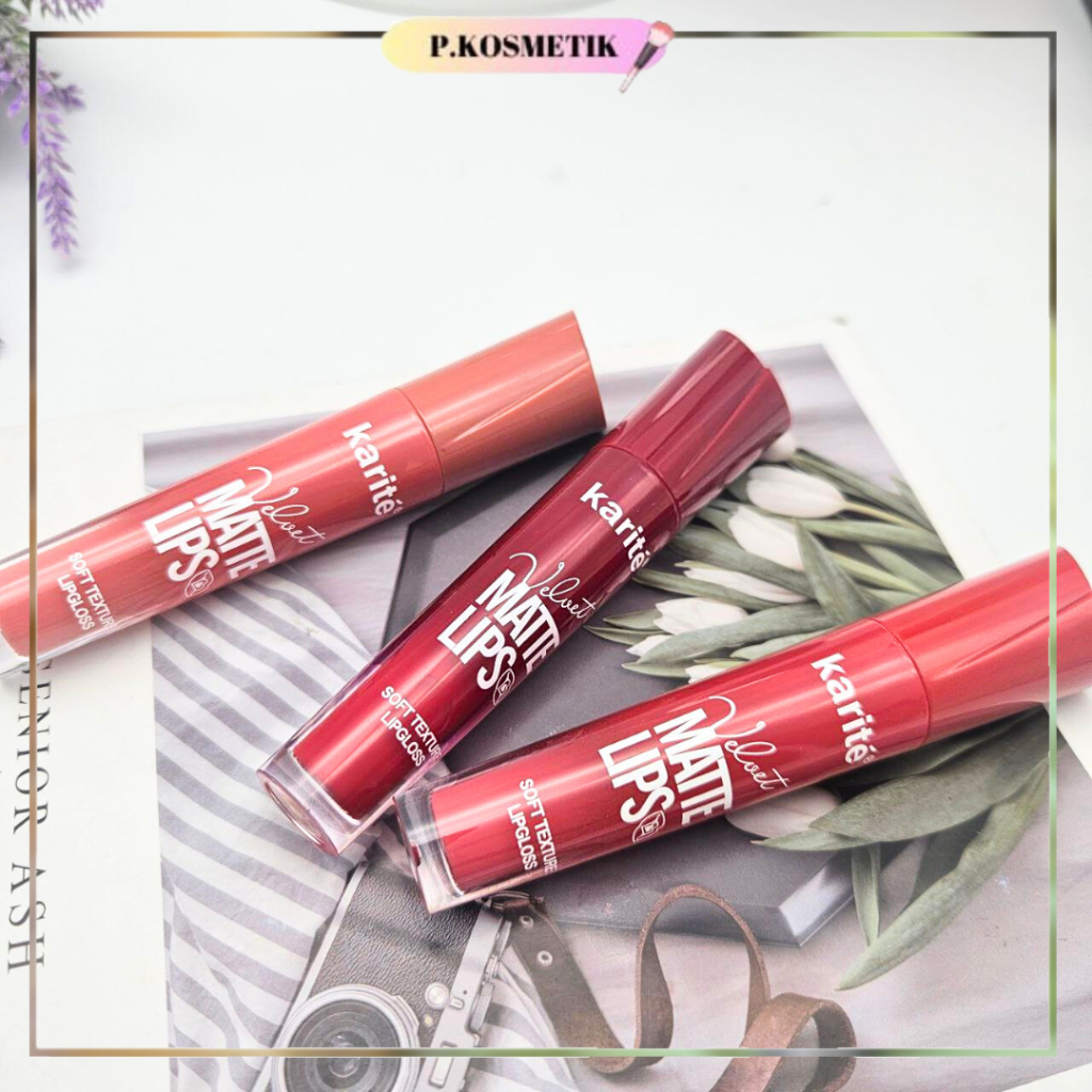 KARITE GLOW MATTE LIPS SOFT TEXTURE LIPGLOSS (1PCS ) | Shopee Malaysia