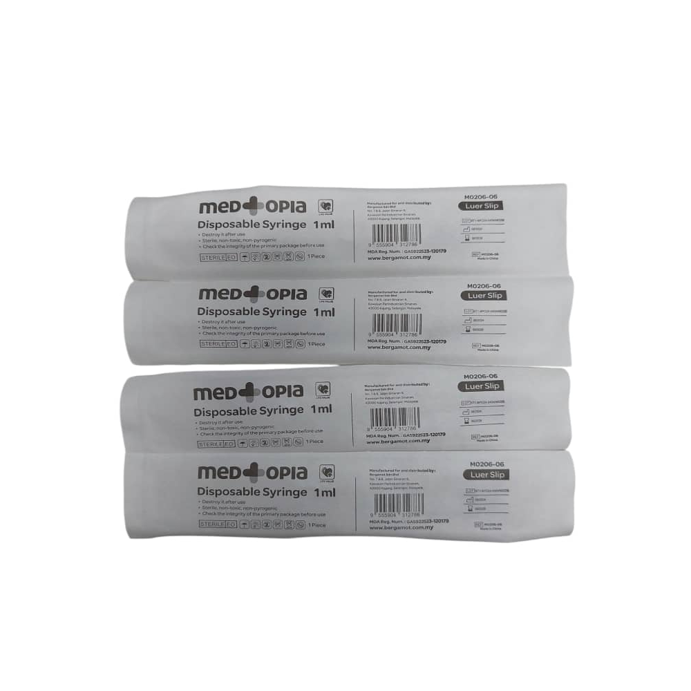 Medtopia Disposable Syringe Luer Slip 1ml 1PC ONLY | Shopee Malaysia