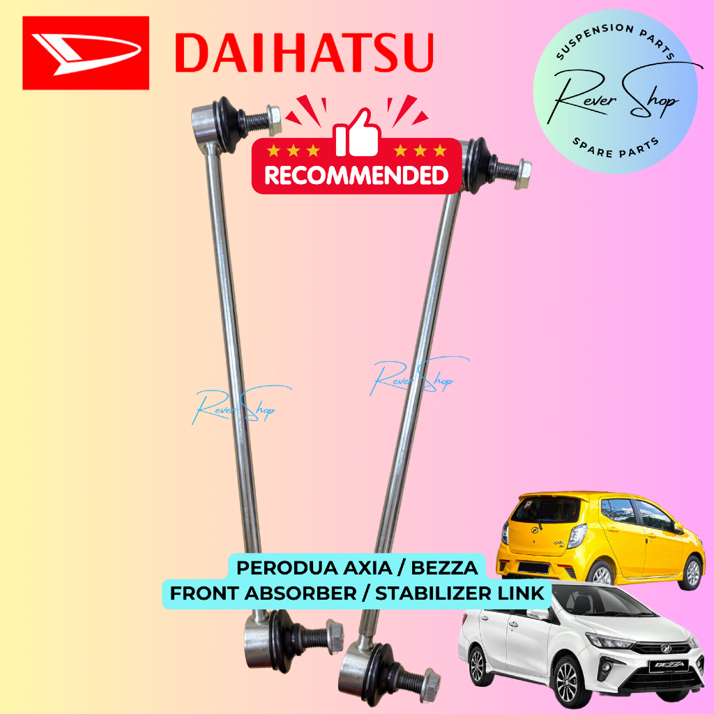 [1 Pair] Perodua Axia 1.0 Old 14-22Y, Bezza Front Absorber / Stabilizer ...