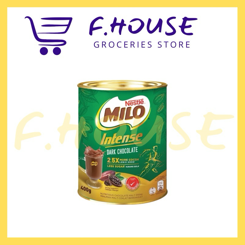 MILO Intense Dark Chocolate Tin (400g) | Shopee Malaysia
