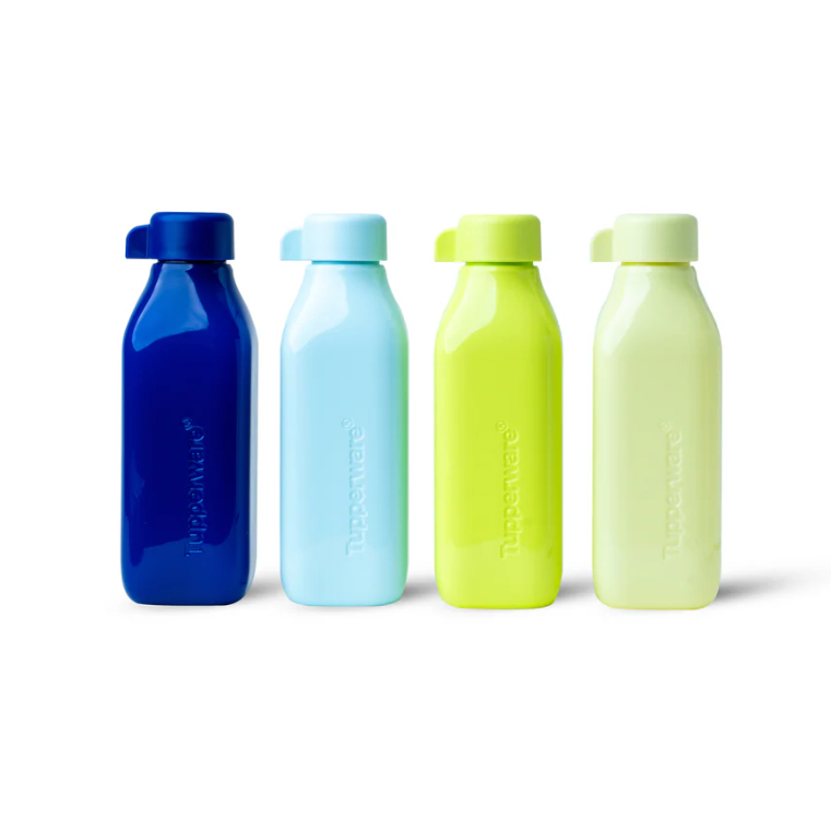 Tupperware Square Eco Bottle (4pcs) 500ml | Shopee Malaysia