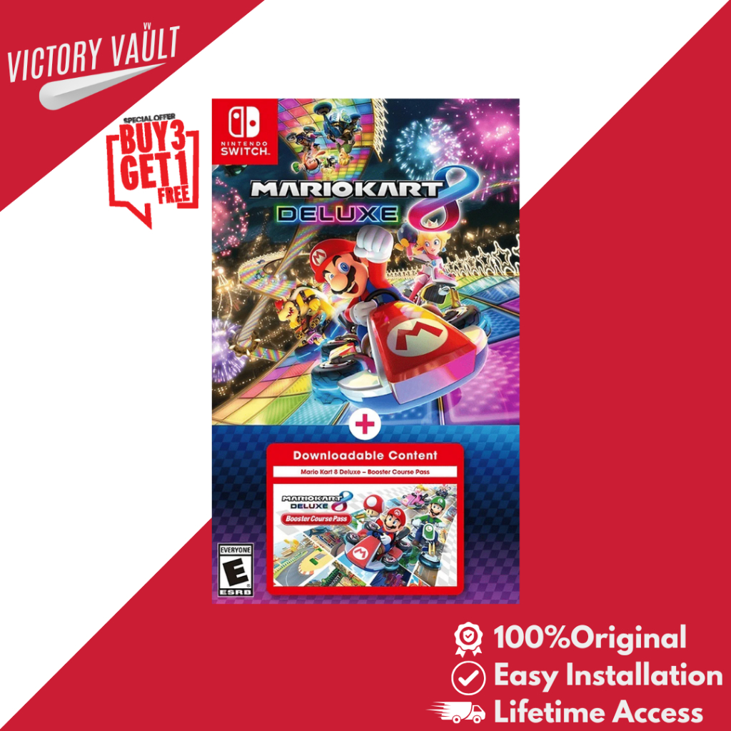 Mario Kart 8 Deluxe + DLC 马里奥赛车8 + DLC (Nintendo Switch) Digital ...