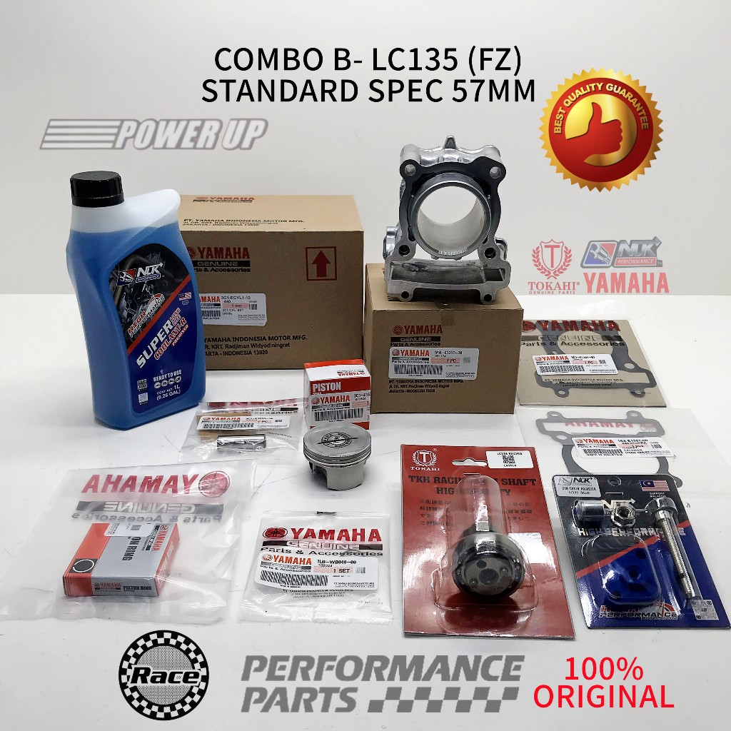 COMBO FZ B&C (BLOCK FZ) LC135 V1-V8 Fi STANDARD UP SPEC 57MM | Shopee ...