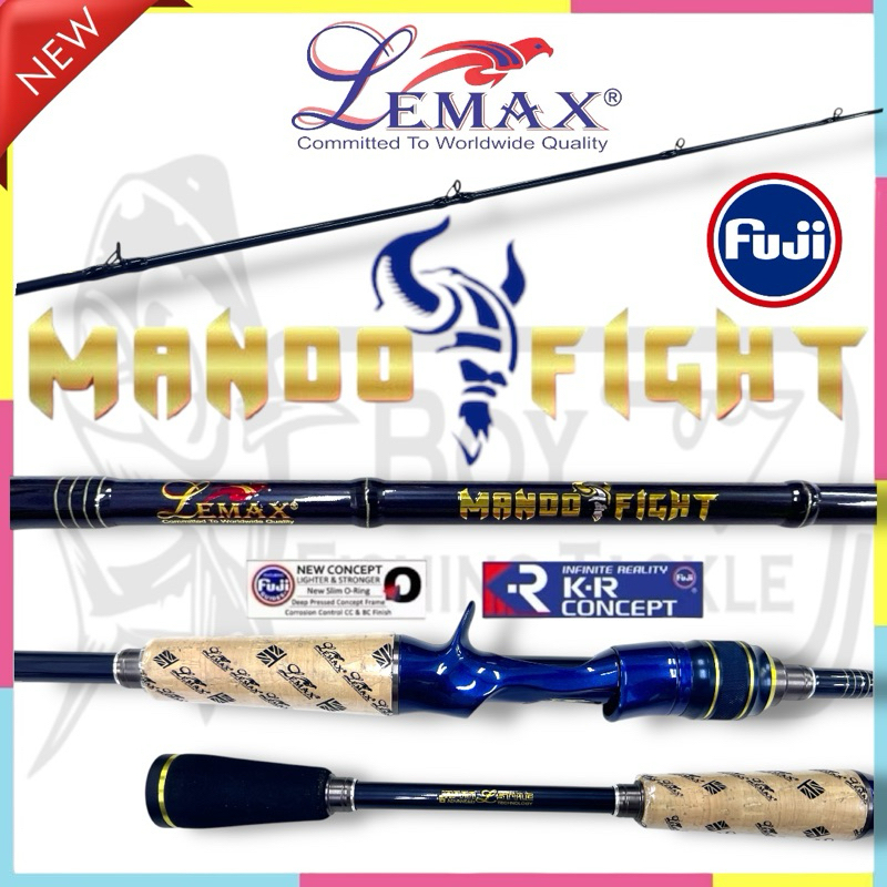 2025 LEMAX MANDO FIGHT CASTING ROD SPINNING BAITCASTING FIHSING ROD ...