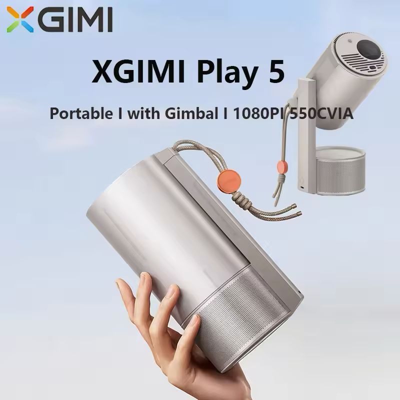 XGIMI Play 5 FHD 1080P Projector 550CVIA Lumens Mini Portable Outdoor ...