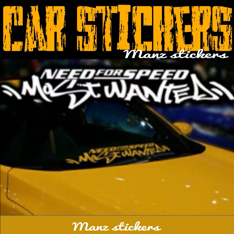 NEED FOR SPEED MOST WANTED D1 / CAR STICKER | Shopee Malaysia