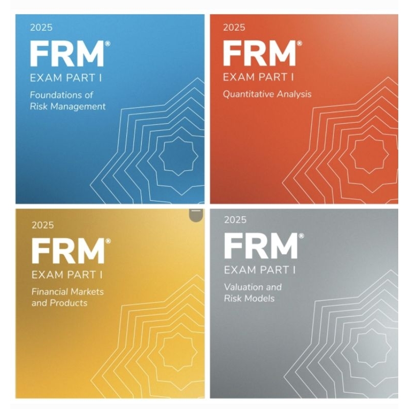 [9C017-2] 2025 FRM Part 1 Book 1-4 | Shopee Malaysia