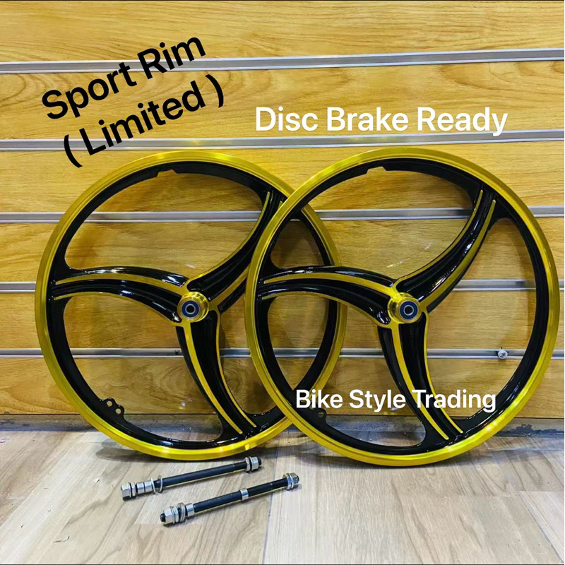 Alloy Sport Rim basikal tiga batang sabit 20inch”/Sport Rim BMX/Sport ...