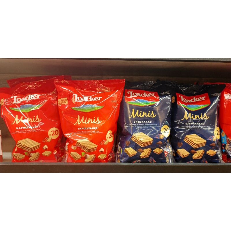 💥READY STOCK💥Loacker Minis 200g Napolitaner / Cremkakao / Mix 3 ...