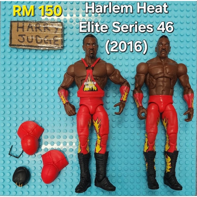WWE Elite Series 46 Harlem Heat Booker T and Stevie Ray | Shopee Malaysia