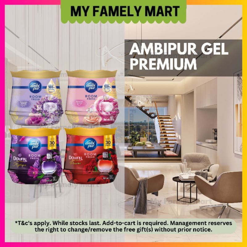 AMBI PUR Room Gel Air Freshener Premium Parfum Dreamy Bliss Mystique Passion (180g) | Shopee ...
