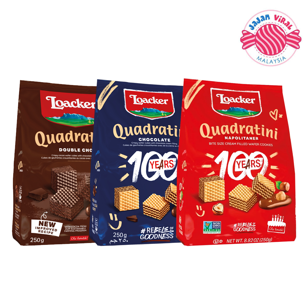 LOACKER QUADRATINI WAFER 250G | Shopee Malaysia