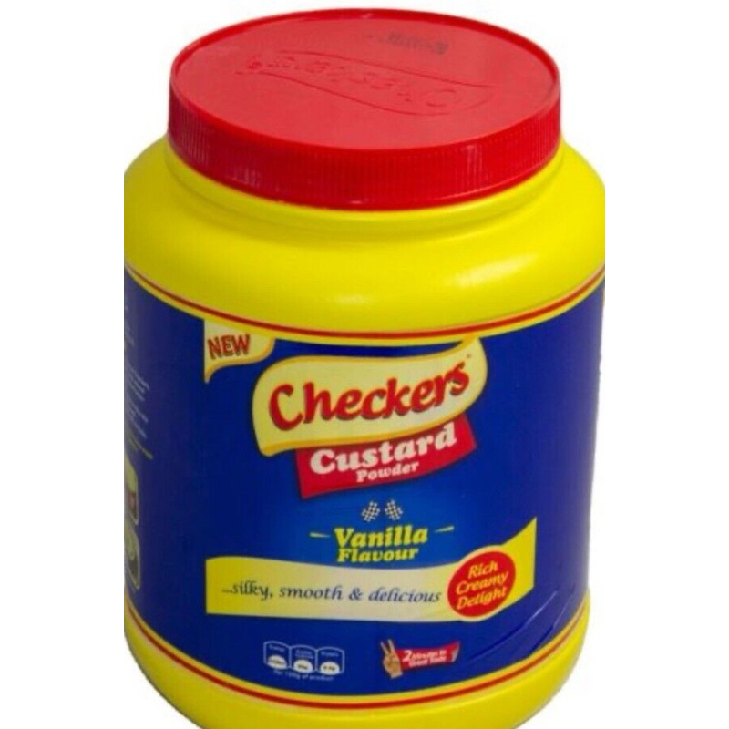 Checkers Custard Vanilla powder vanilla flavour 2kg/serbuk vanila ...