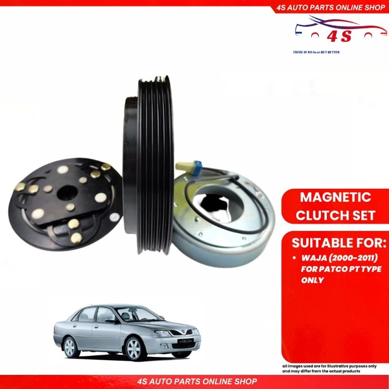 PROTON WAJA 1.6 (PATCO SYSTEM) COMPRESSOR MAGNETIC CLUTCH 5PK AIR COND ...