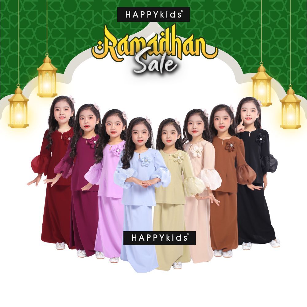 Baju Raya 2025 by HAPPYkids Baju Raya Natasha Budak Kanak-Kanak ...