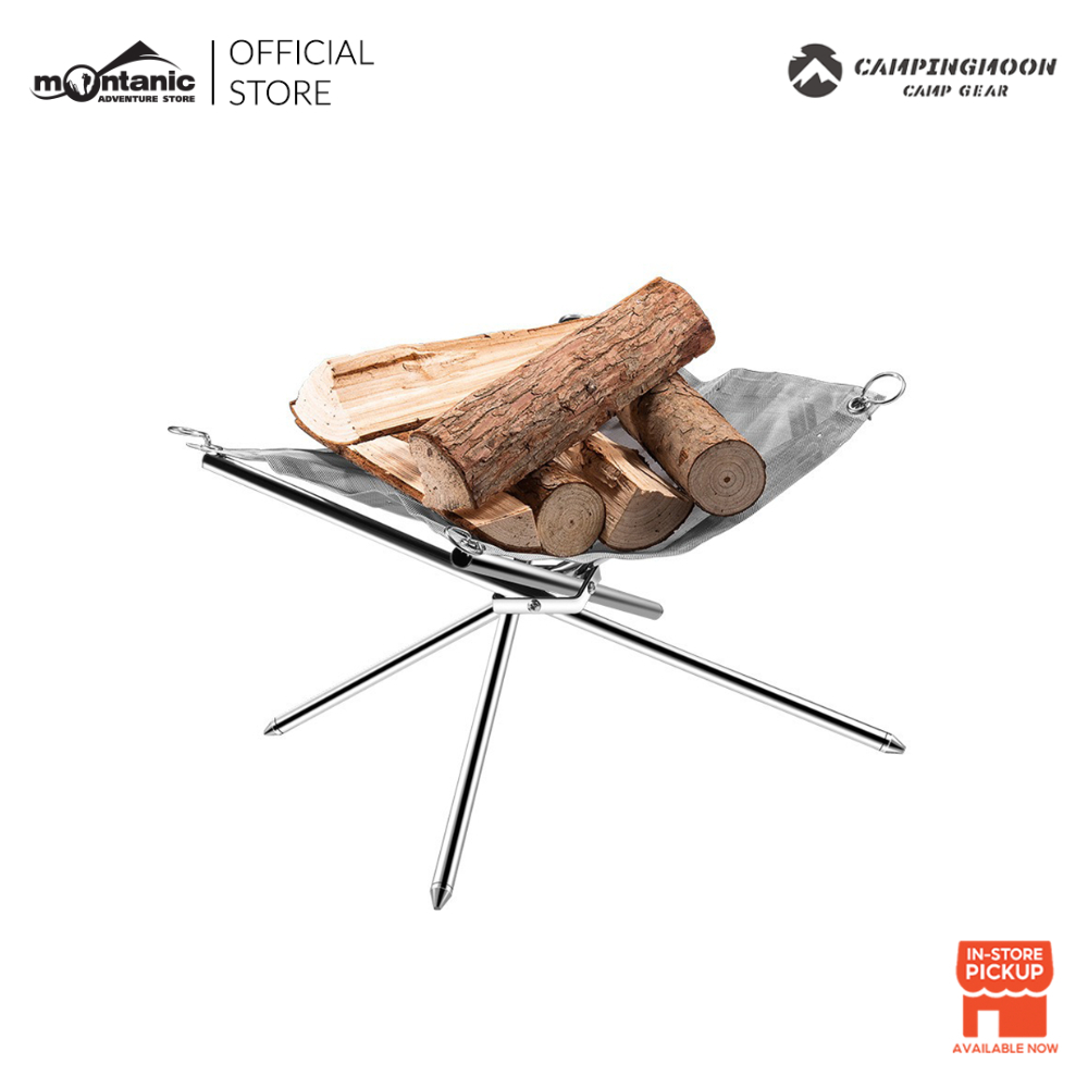 Campingmoon Flaming Mountain Fire Rack - Large | Shopee Malaysia