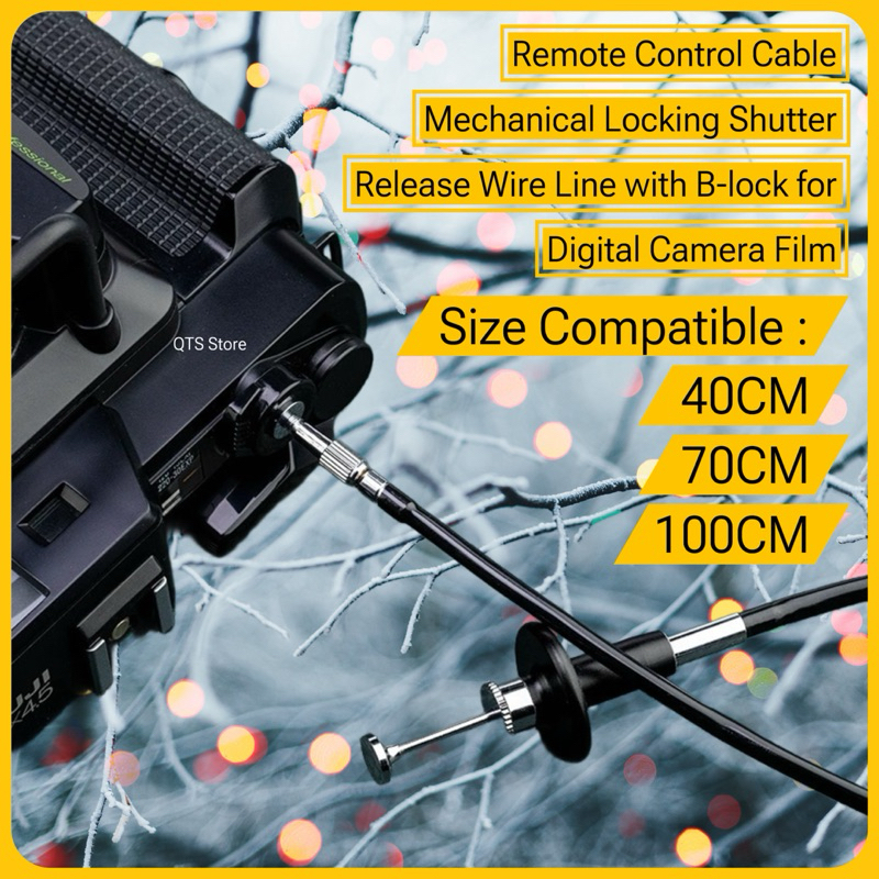 Remote Control Cable Mechanical Locking Camera Shutter Release Wire ...