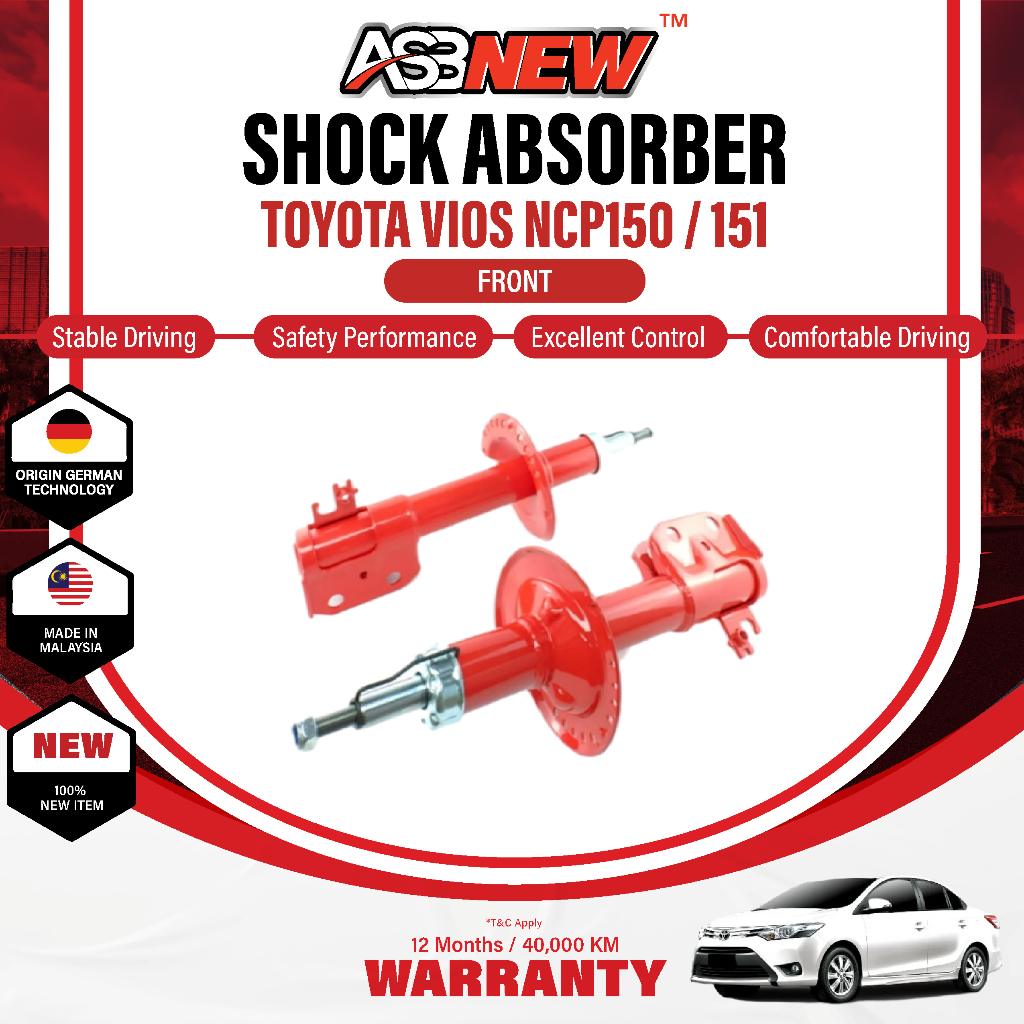 Toyota Vios NCP150 151 14-21Y Toyota YARIS XP150 NSP150 NSP151 14-21Y Shock Absorber Heavy Duty ...