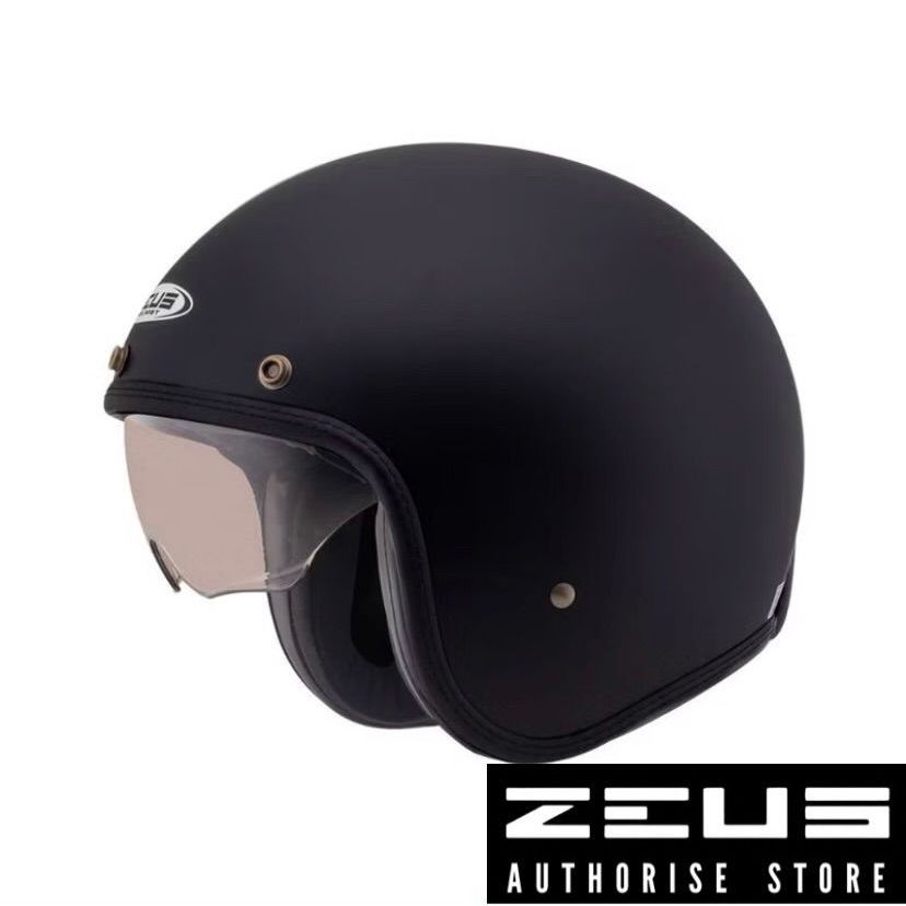 ZEUS HELMET CLASSIC RETRO ZEUS 388 WITH DOUBLE VISOR | Shopee Malaysia