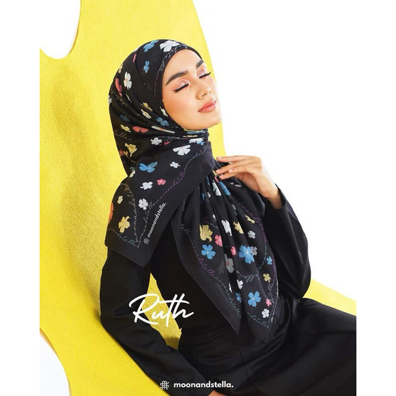 [New] MOONANDSTELLA Tudung Bawal Printed | Shopee Malaysia