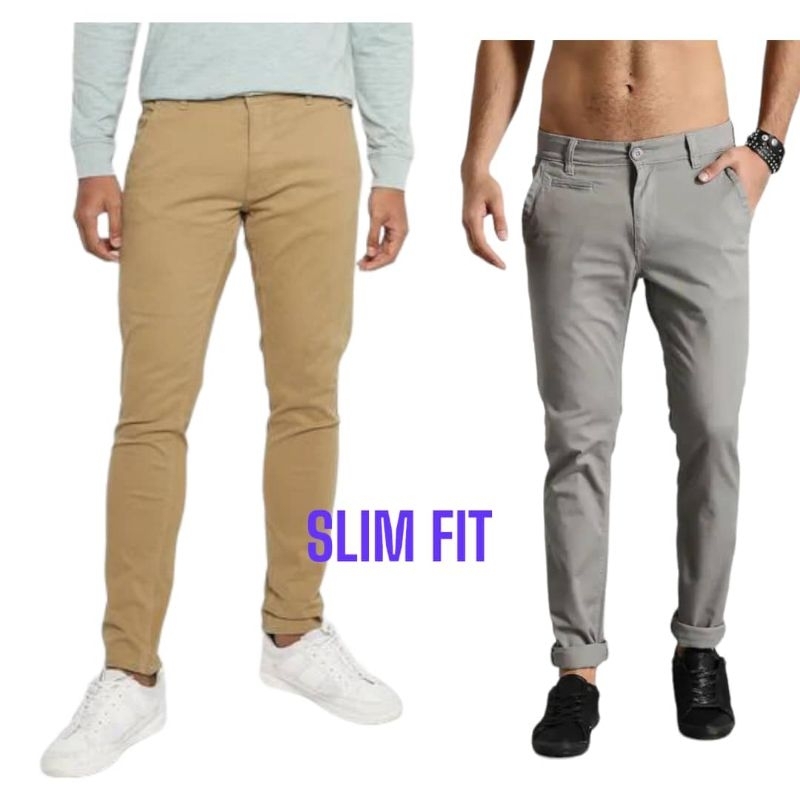 Seluar slack slim fit stretchable 28-40 First shipping and always ready ...