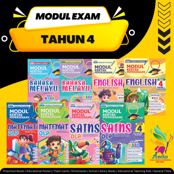 MODUL EXAM | YEAR 4 | BAHASA MELAYU | ENGLISH | MATEMATIK | SAINS | BUKU LATIHAN | PEPERIKSAAN ...