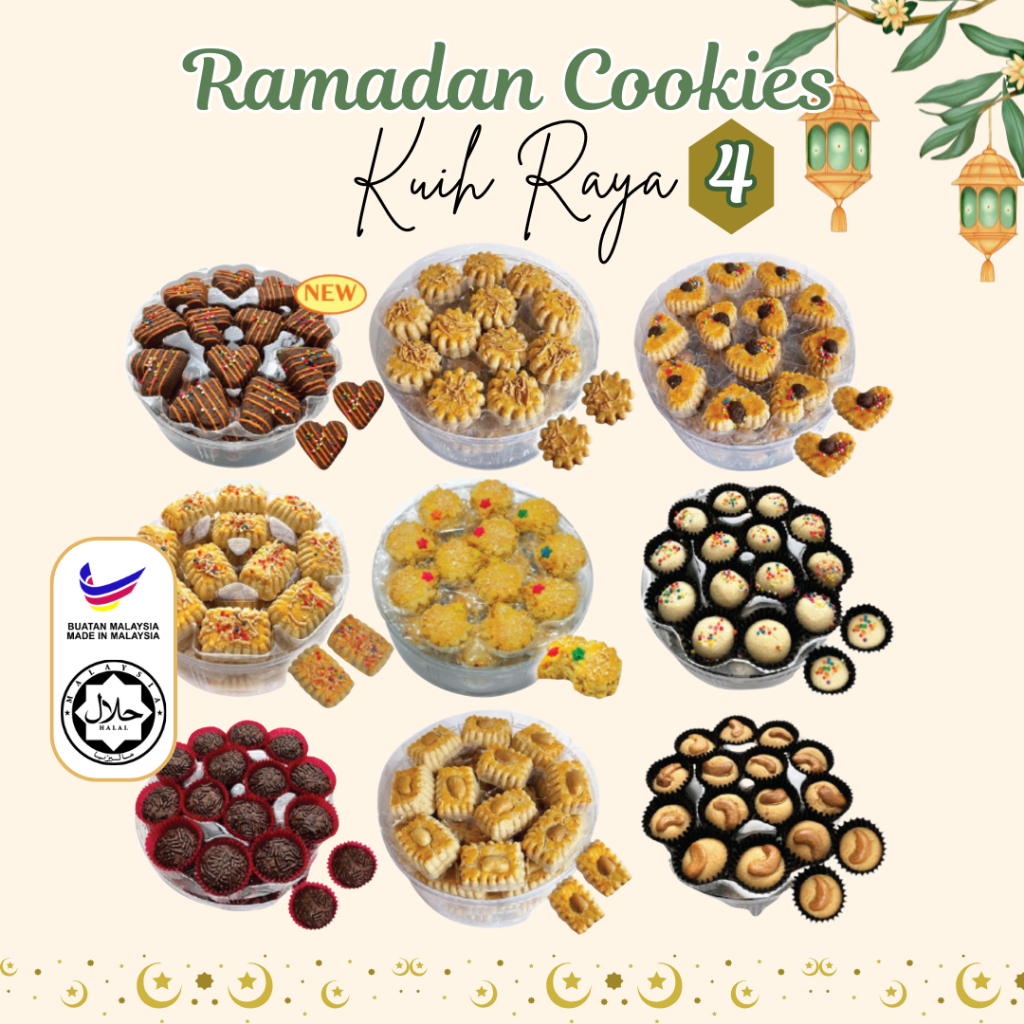 Kuih Raya 2025 / Ramadan Biskut / Raya Cookies / Biskut Raya [HALAL] (4 ...