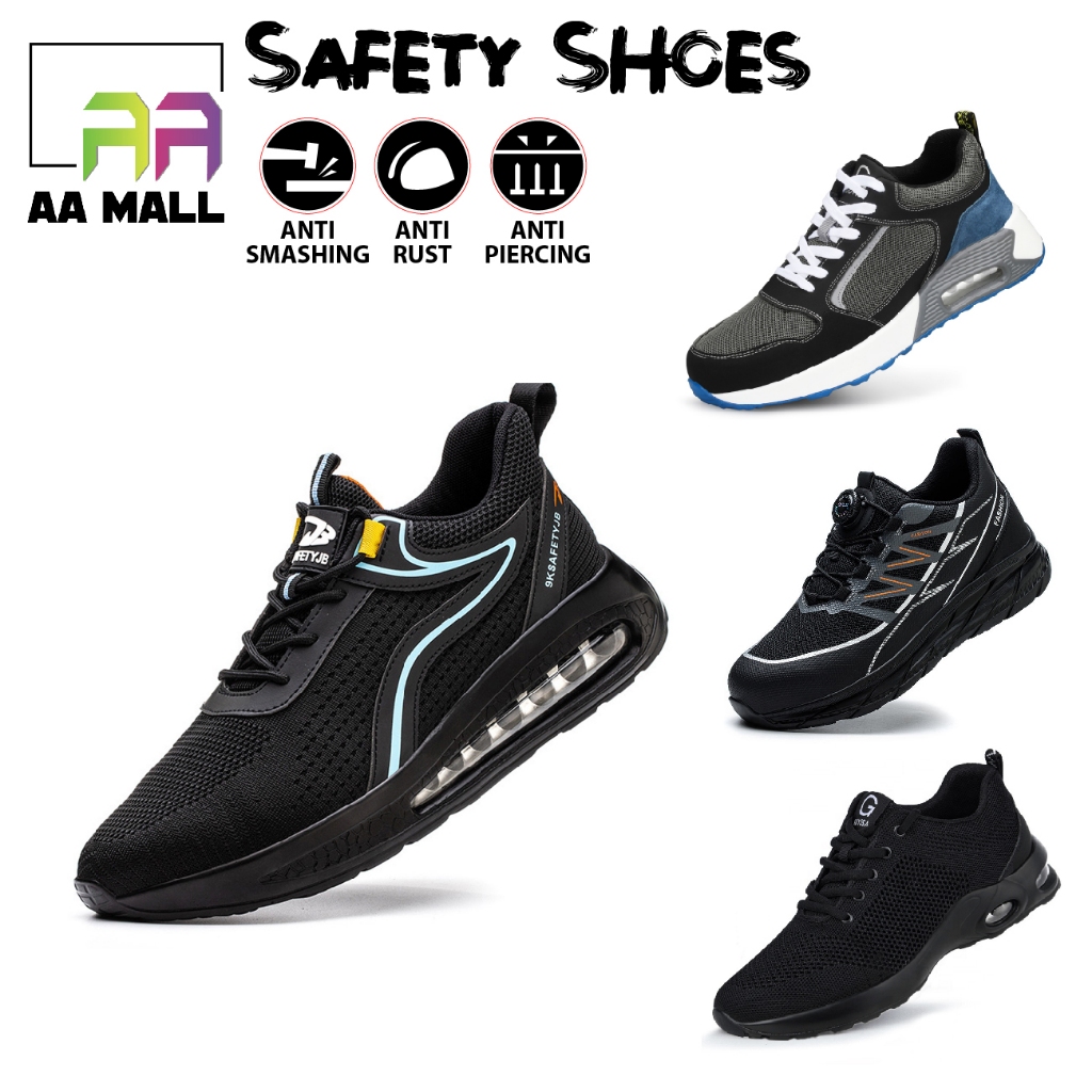 AA MALL Safety Shoes Sport Shoes Anti-Smashing protective work shoes ...