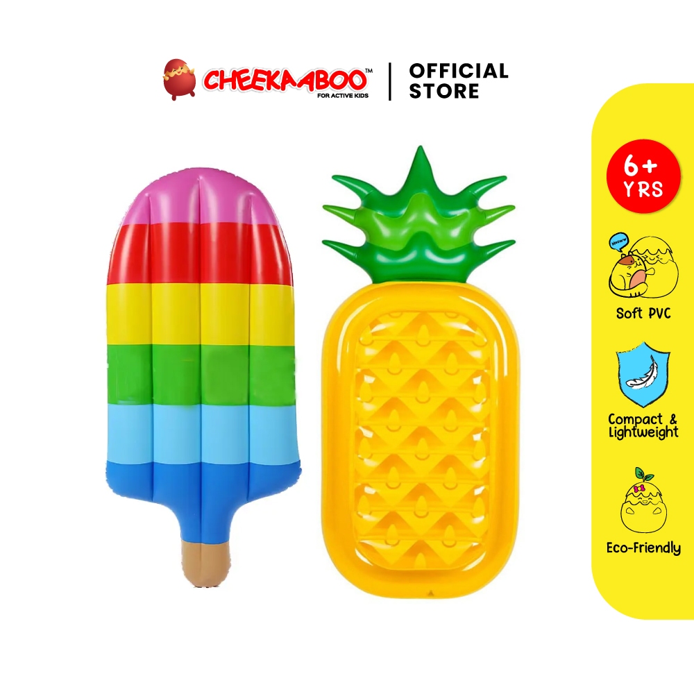 Fun & Vibrant Extra Large Inflatable pool bed float (6+ years) | Shopee ...
