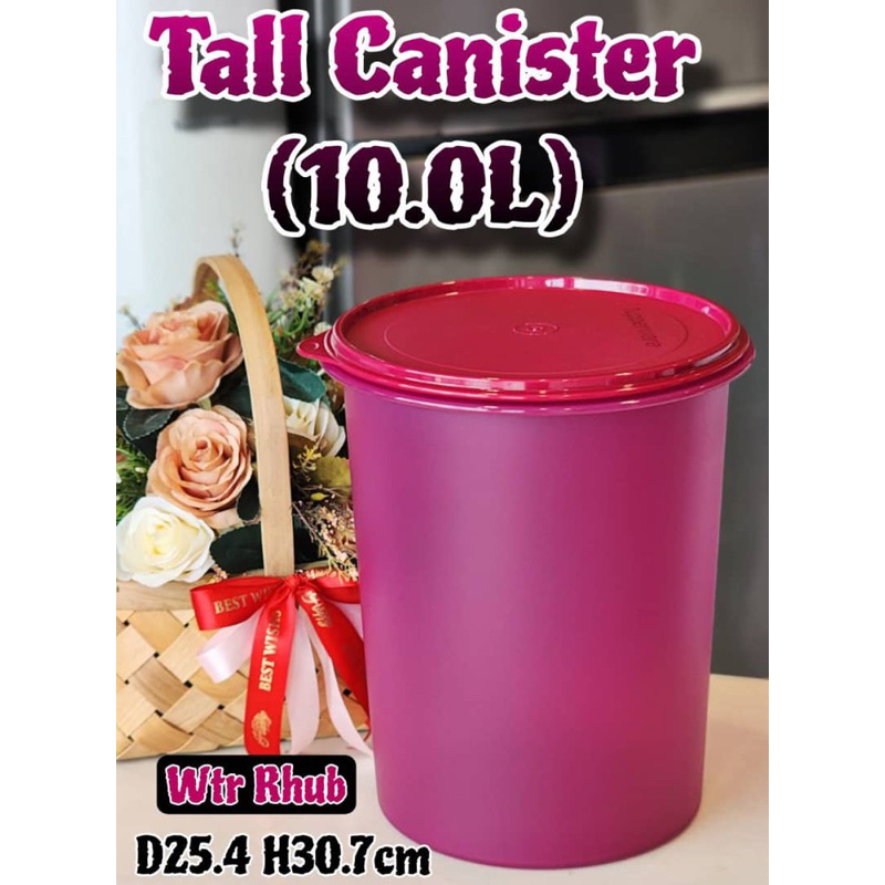Tall canister tupperware 10liter(1pcs)Random | Shopee Malaysia