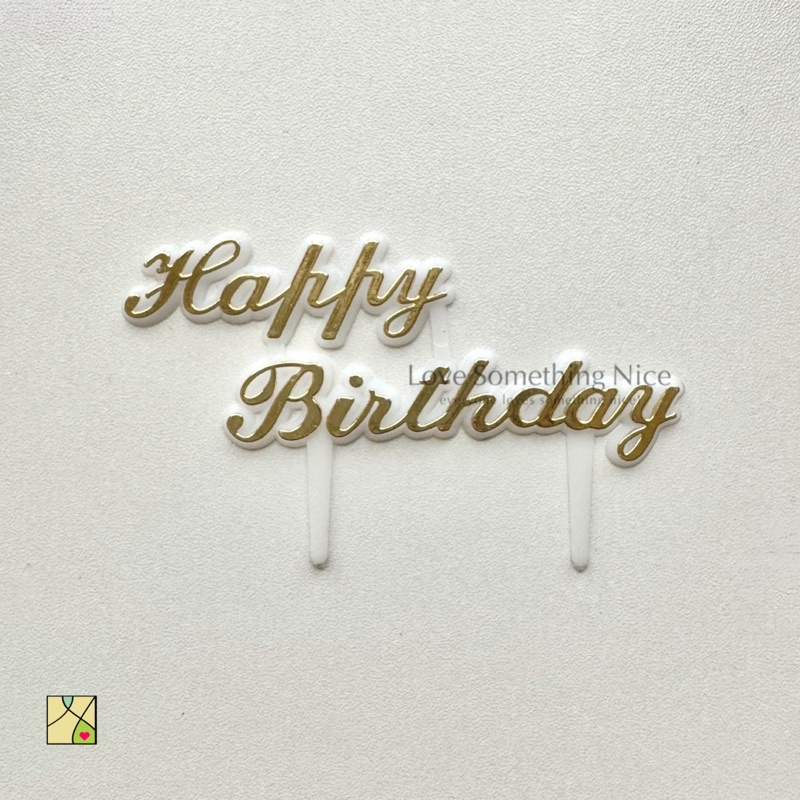 Cake Topper Happy Birthday Stick Cake Stand | Shopee Malaysia