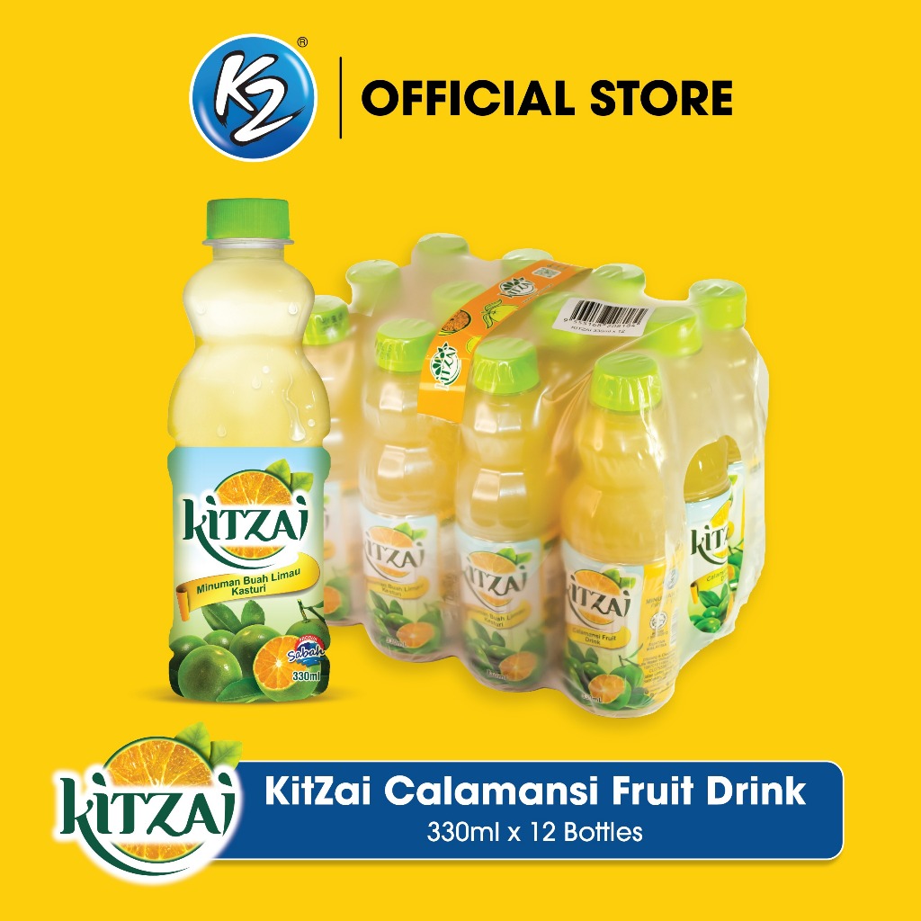 (Sabah) Kitzai Calamansi Fruit Drink 330ml | Shopee Malaysia