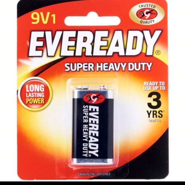 EVEREADY Super Heavy Duty Battery 9V1 | Shopee Malaysia