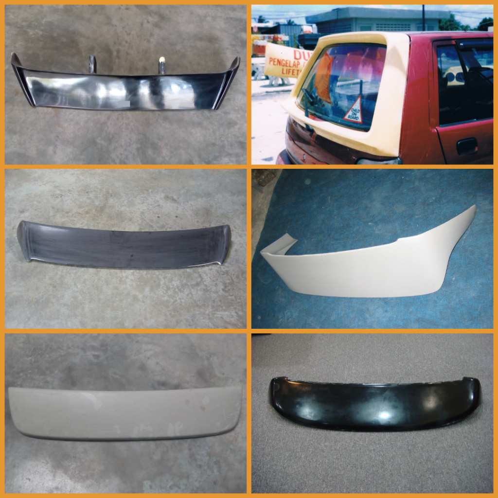 Perodua Kancil Roof Spoiler - ( A / ML2 / B / L / OA / UNK ) Style ...