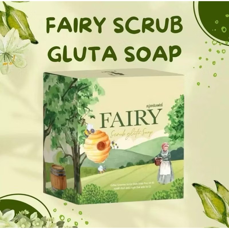 🍬FAIRY SCRUB GLUTA SOAP ORIGINAL / SCRUB VIRAL 55G | Shopee Malaysia