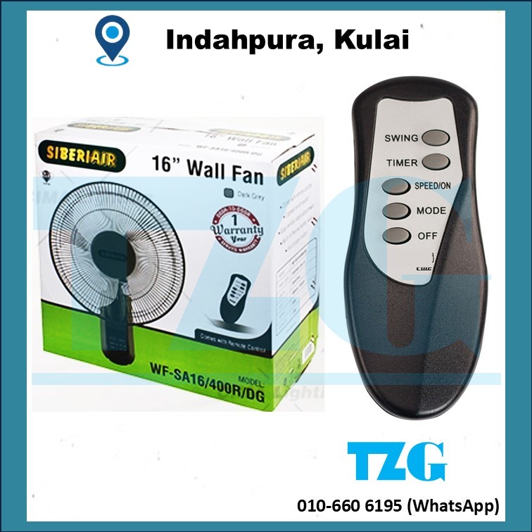 ORIGINAL SIBERIAIR WALL FAN REMOTE CONTROL | Shopee Malaysia