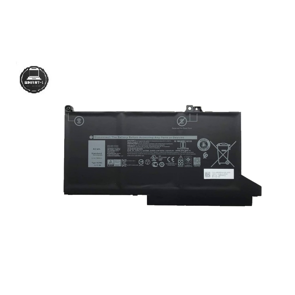 DELL 0G74G LATITUDE 5300 7300 7400 42WH 3 Cells 8JYHH 2PFPW 3KF82 OG74G ...