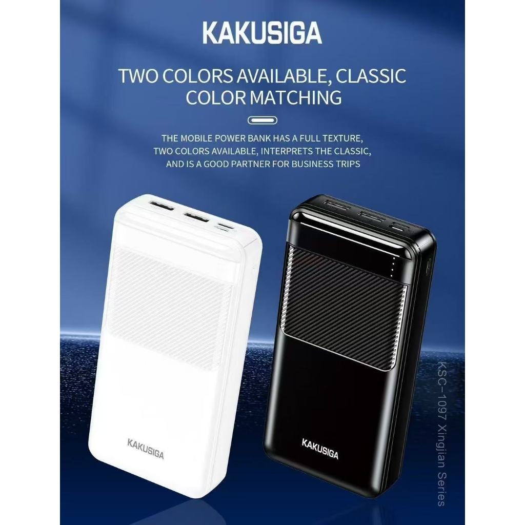 KAKUSIGA KSC-1096 10000mAh Powerbank / 2.1A Super Fast Charging / 2 ...