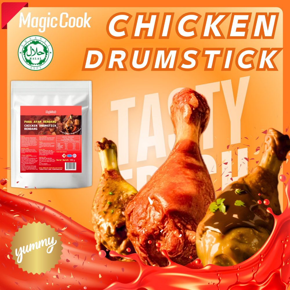 MAGIC COOK Chicken Drumstick Merah/Rendang/Curry Chicken | Shopee Malaysia