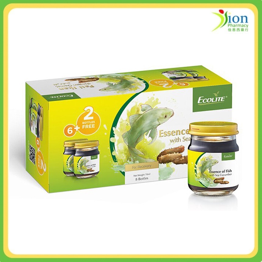 ECOLITE ESSENCE OF FISH WITH SEA CUCUMBER 8X70ML | Shopee Malaysia