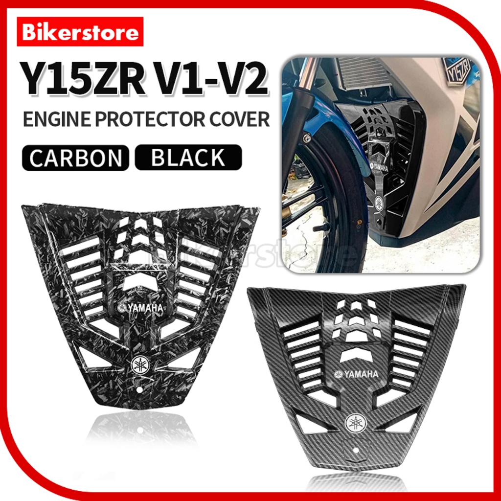 Yamaha Y15ZR Y15 Y15Z V1 V2 Carbon Engine Cover ABS Plastic Cover Depan ...