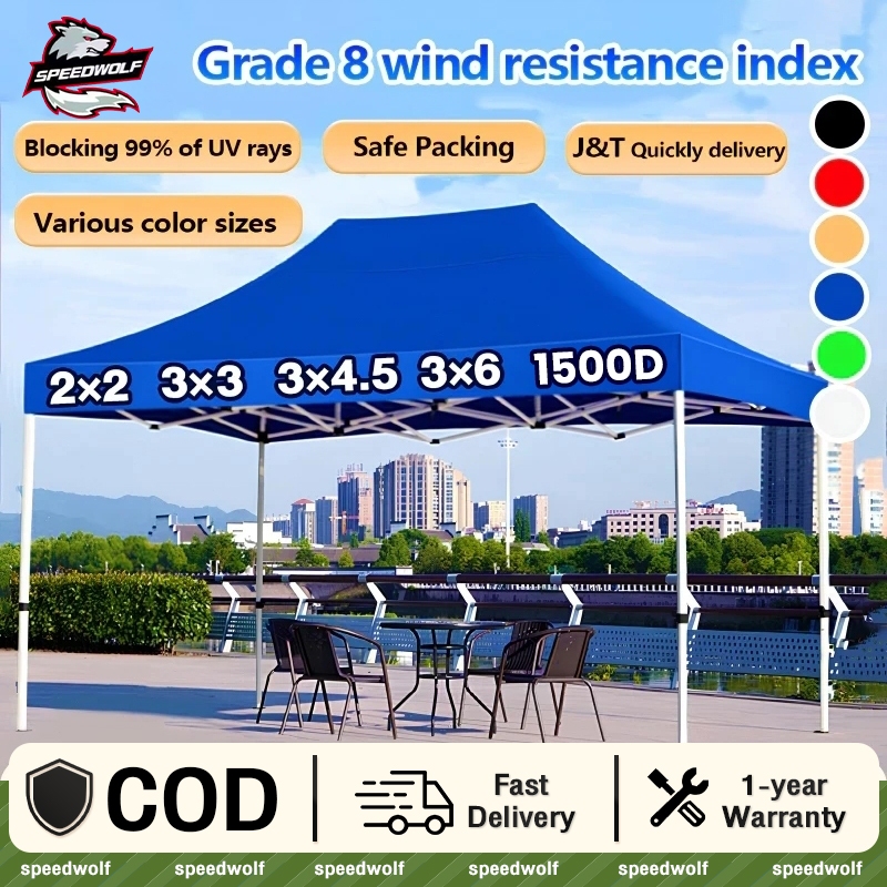 10 x 10 Ft Night Market Canopy Full Set Camping Tent Khemah Niaga Penuh ...