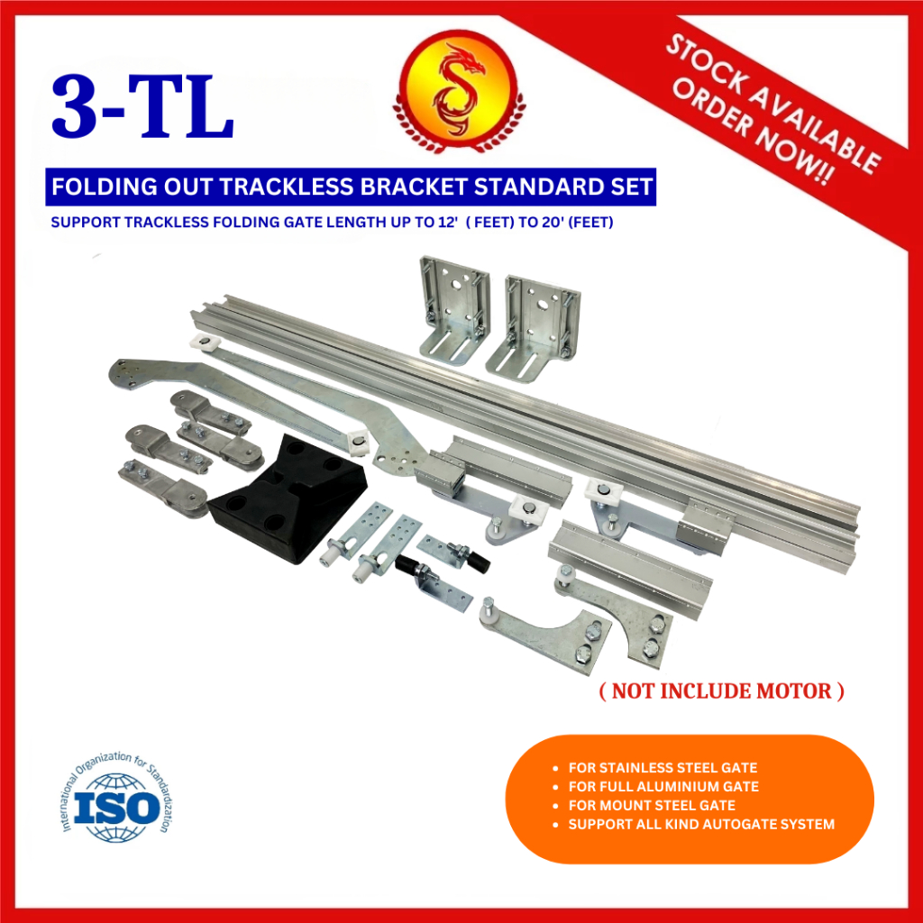 Trackless Folding Bracket System AST 3TL | Shopee Malaysia