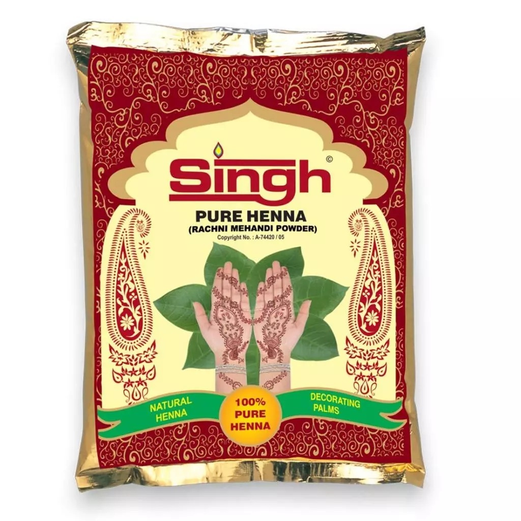 Singh Henna Powder 500g | 1kg & Cone 1 Box (12 Pieces) | Natural Hair ...