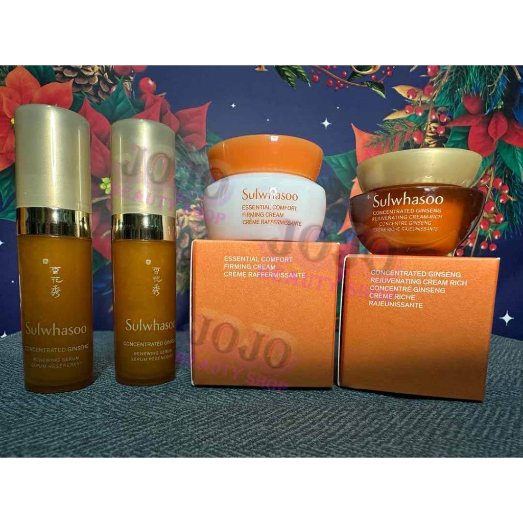 Sulwhasoo 4 items Concentrated Ginseng Set with Firming Cream | Shopee Malaysia