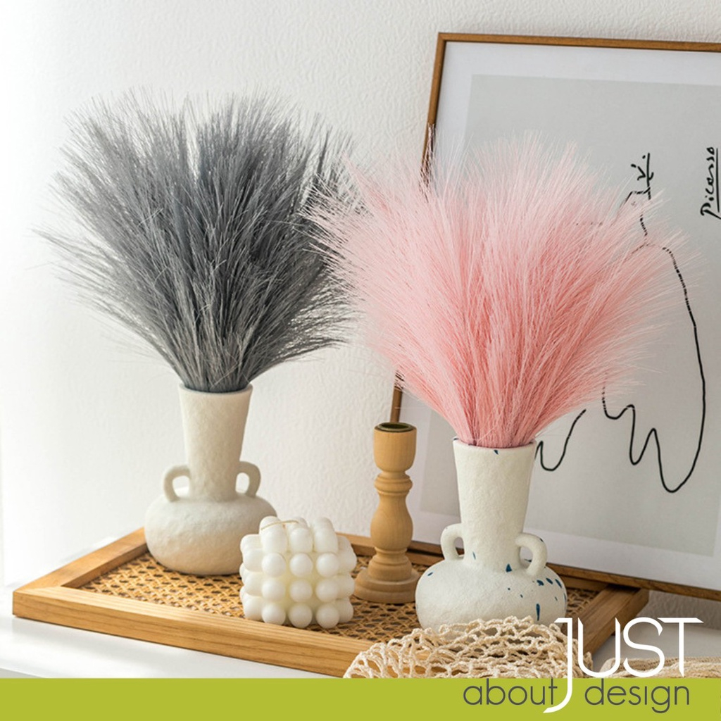 Rumbut Hiasan Artificial Pampas Grass Flower Decoration Fake Plant Fake ...