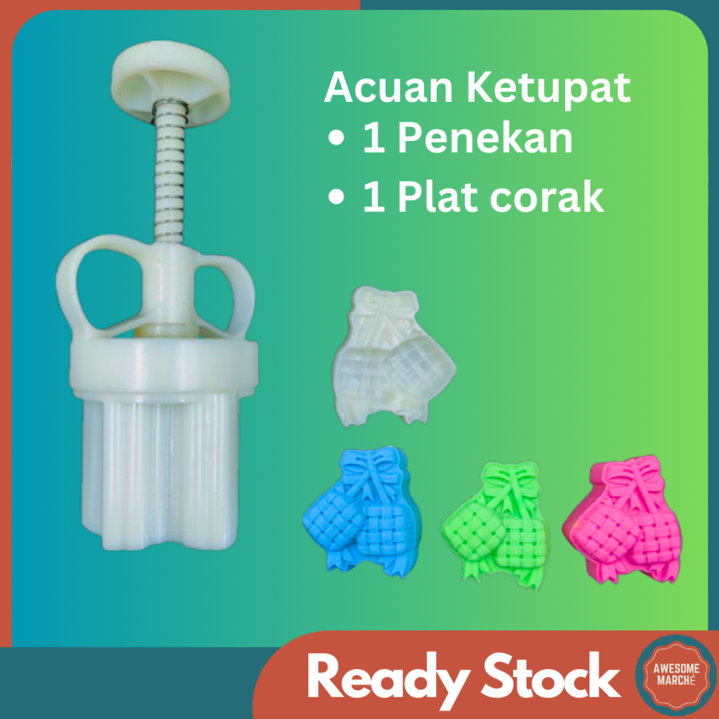 Acuan Ketupat Cookies Tart Mould Mold Biskut Ramadan Aidilfitri Hari ...