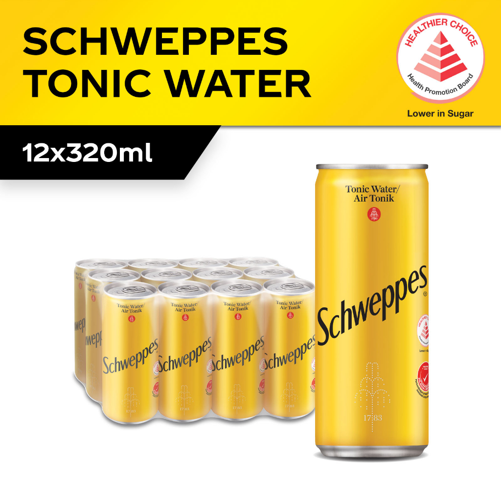 SWEPPEPS TONIC WATER / CASE (320ML * 12 CAN) | Shopee Malaysia