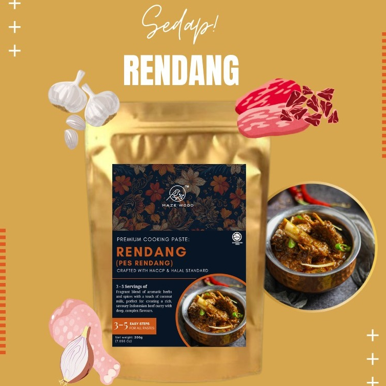RENDANG PASTE MAZEWOOD 200g | Shopee Malaysia