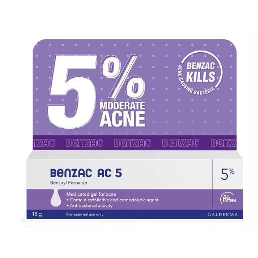 Benzac AC 5 Benzoyl Peroxide 15 g | Shopee Malaysia